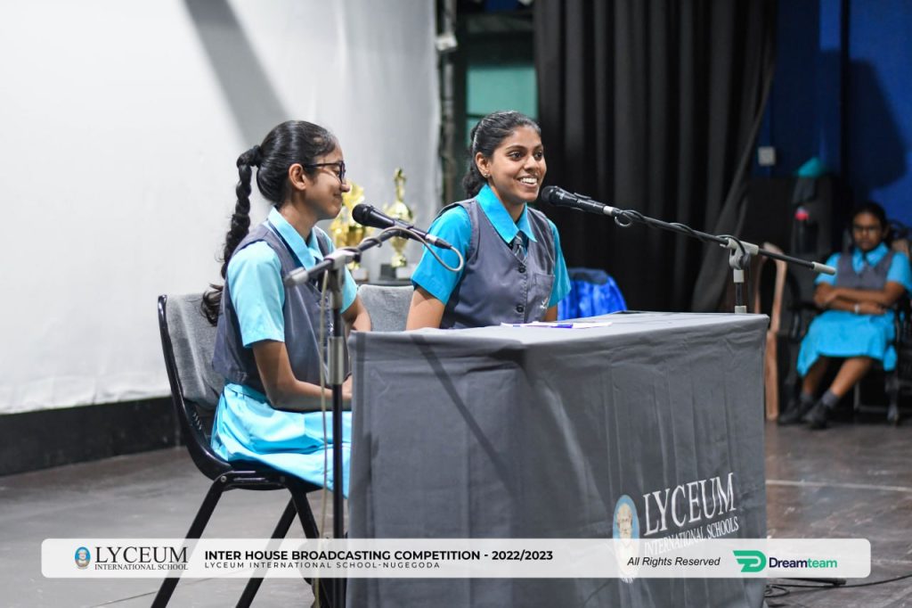 Inter House Broadcasting Competition 2022/2023 — Lyceum International ...